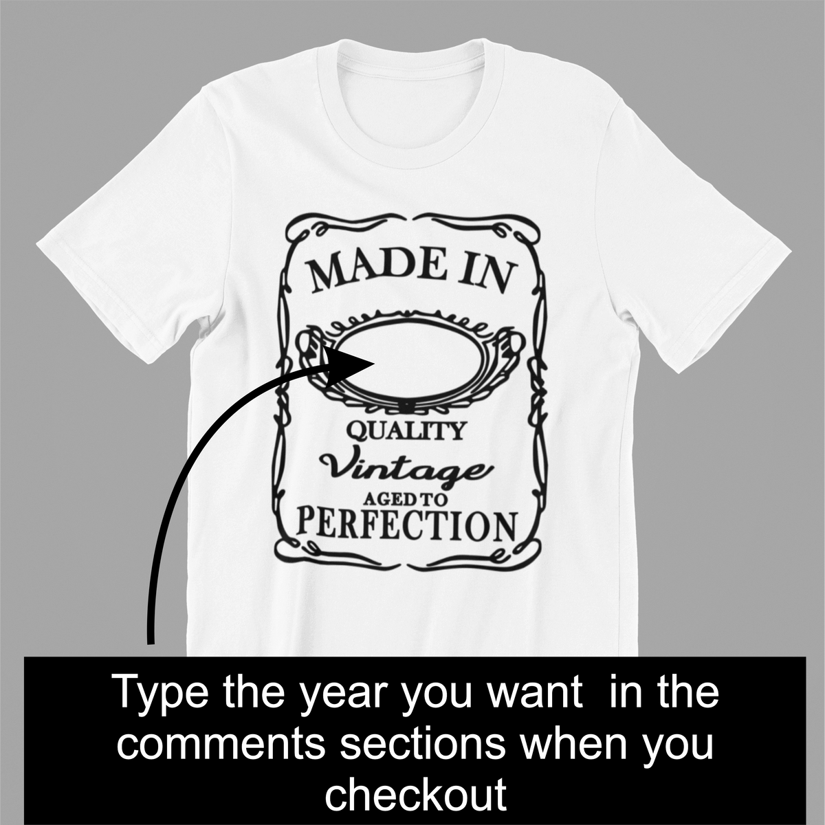 Vintage Aged To Perfection Birthday Tshirt T Za